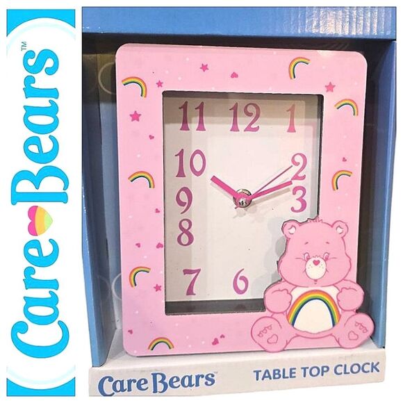 Care Bears | Accents | Care Bears Table Top Clock Pink | Poshmark